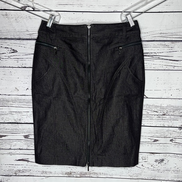Dalia Collection | Skirts | Dalia Collection Size 6 Black Denim 2way ...